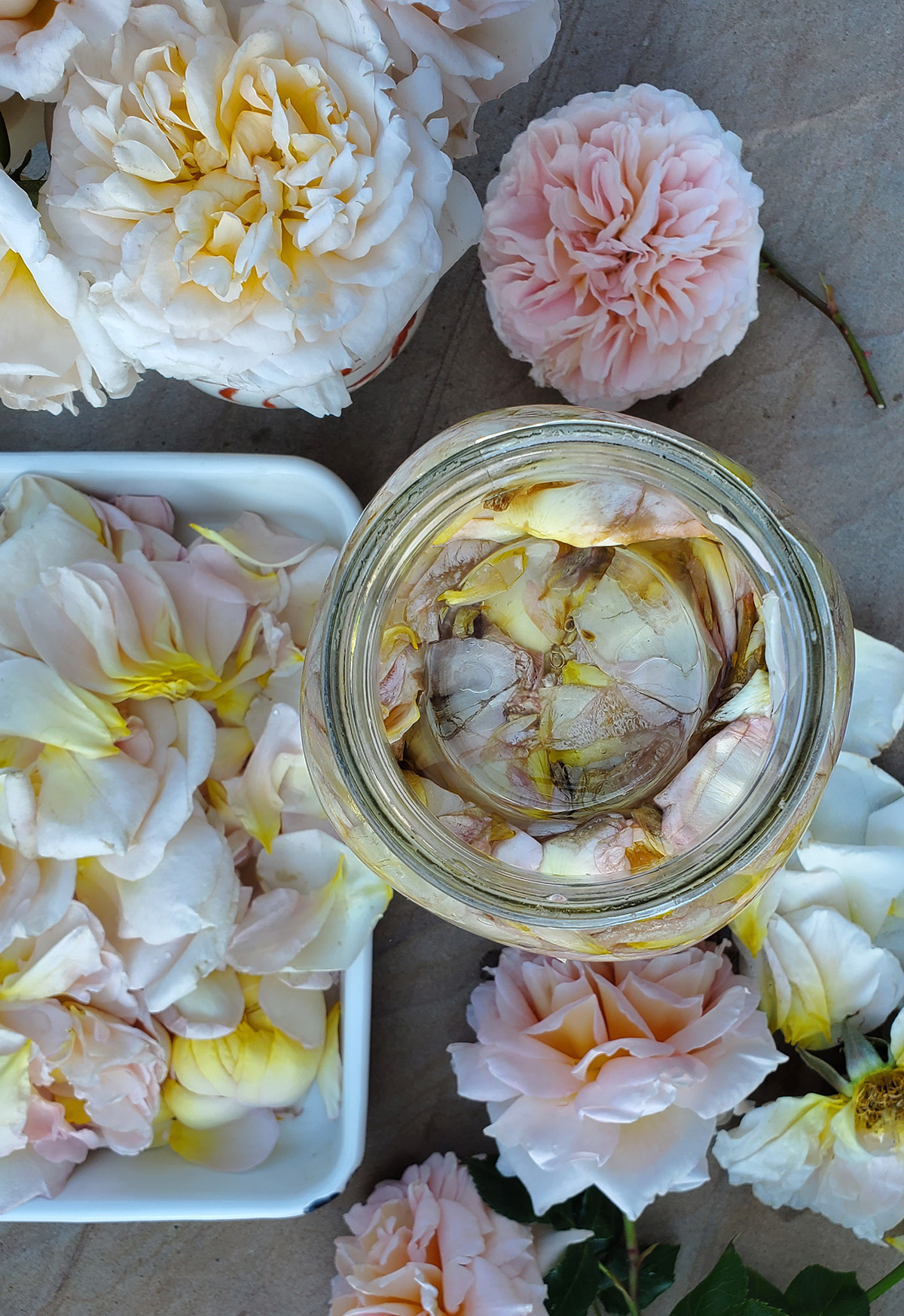 Rose petals are a fragrant and delicious ingredient