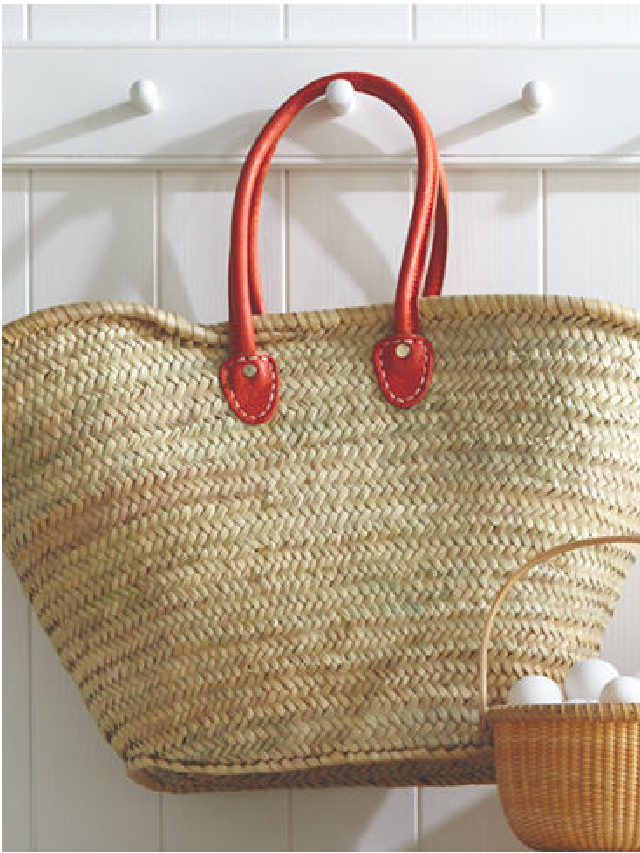 10 Easy Pieces: French Market Totes - Remodelista Web Story - Gardenista