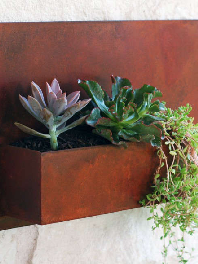 Modern Metal from Urban Mettle: House Numbers and Planters - Gardenista ...