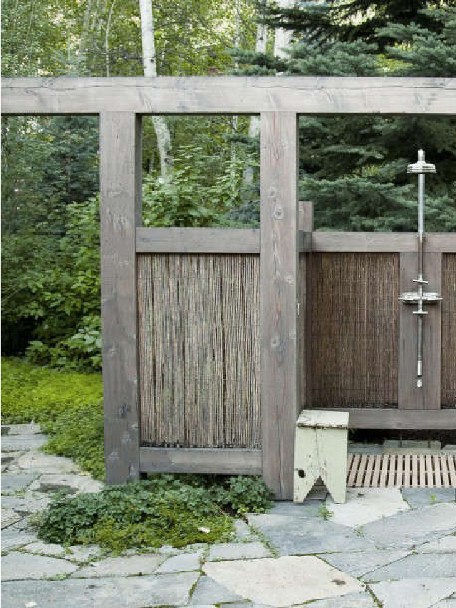 Private Idaho: A Rustic Outdoor Shower in Sun Valley - Gardenista Web ...