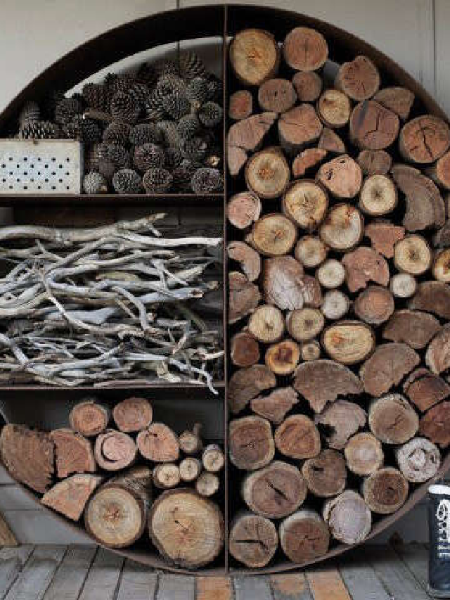 10 Easy Pieces: Firewood and Log Storage - Gardenista Web Story ...