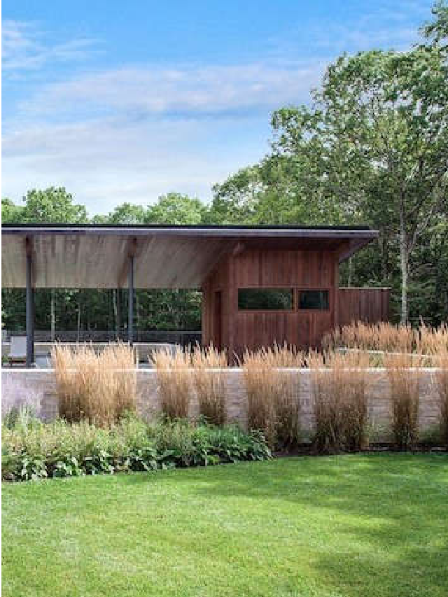 Long Island Summer: A Modern Pool Pavilion in Water Mill - Gardenista ...