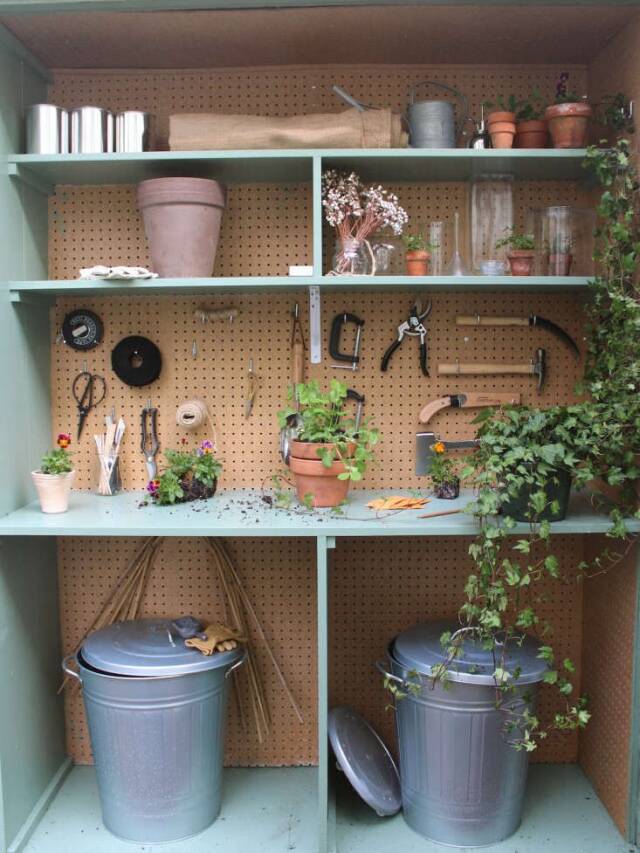 Steal This Look: My Mini Garden Shed in a Garage - Gardenista Web Story ...