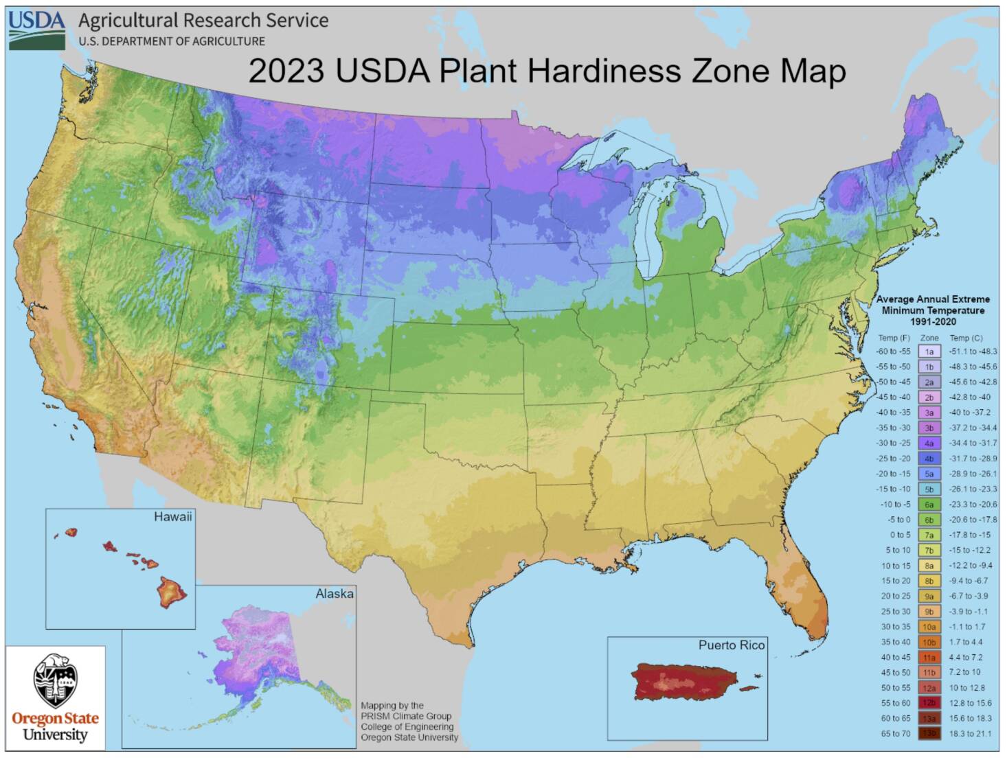 The New USDA Hardiness Zone Map 2023: What This Means for You – ReportWire