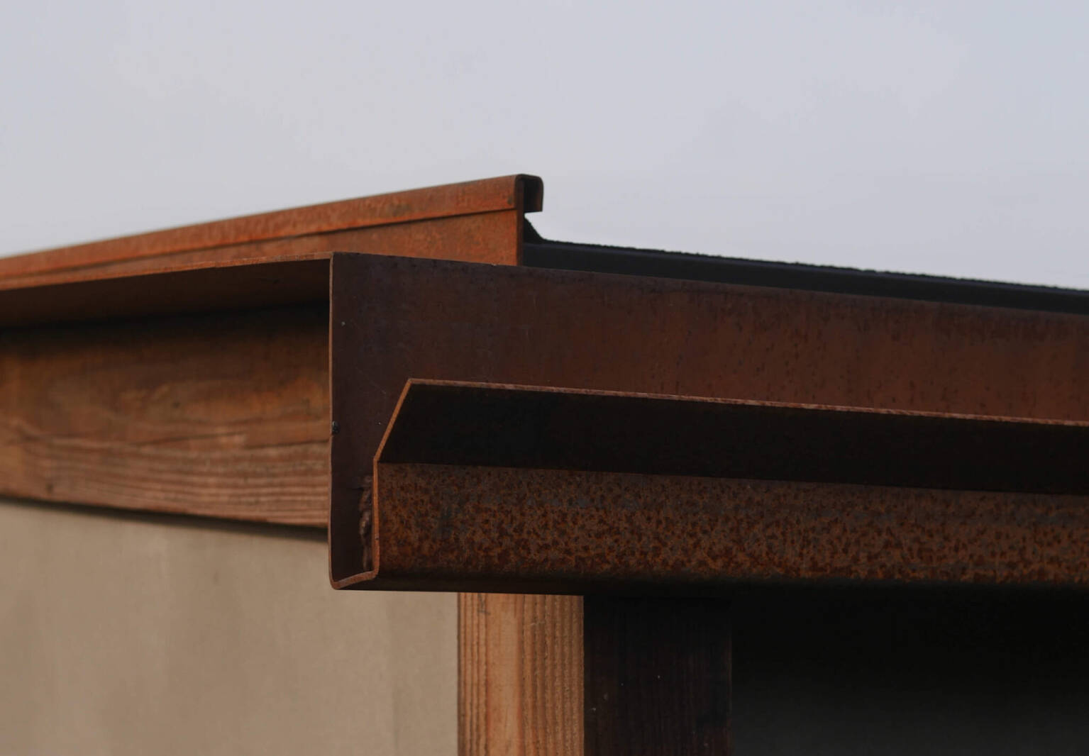 Stylish Rain Gutters in Corten Steel, Aluminum, and Zinc by Jespersen ...