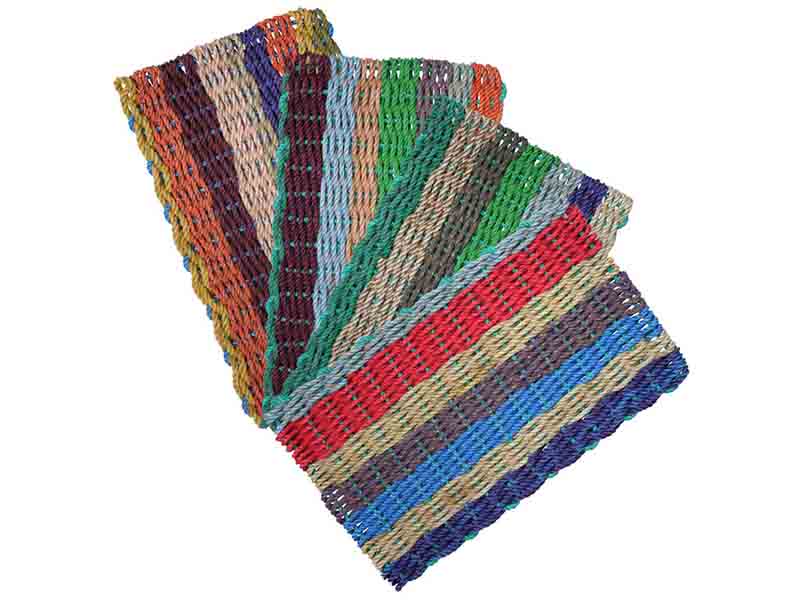 Custom Cordage Original Reclaimed Fishing Rope Doormat