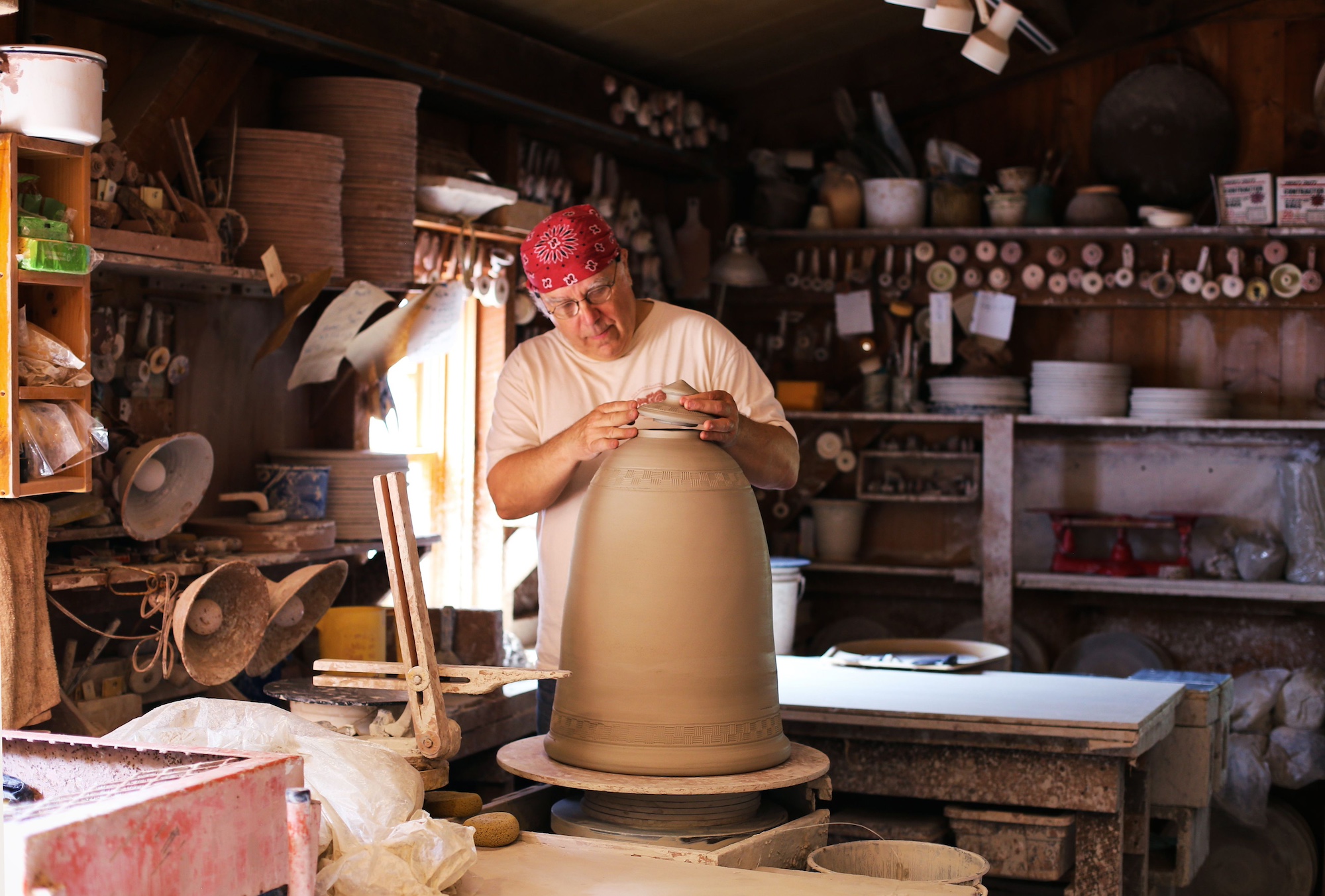 Guy Wolff Pottery: A Glimpse into the Master Potter's Studio and Shop ...