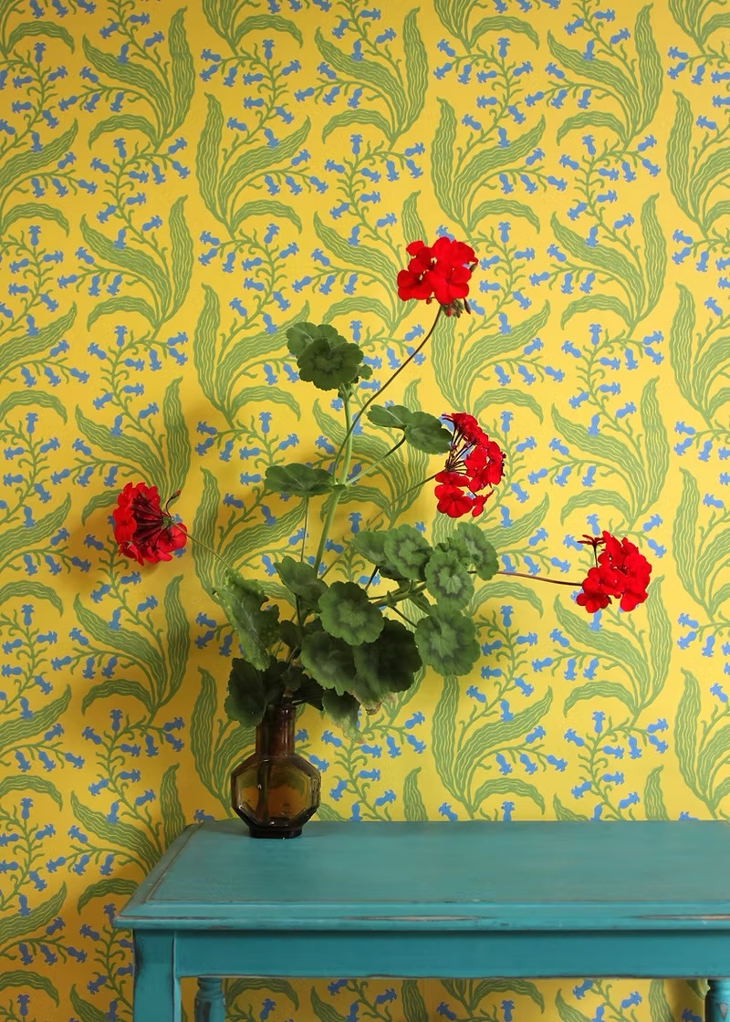 Ellen Merchant Botanical Wallpaper and Fabric