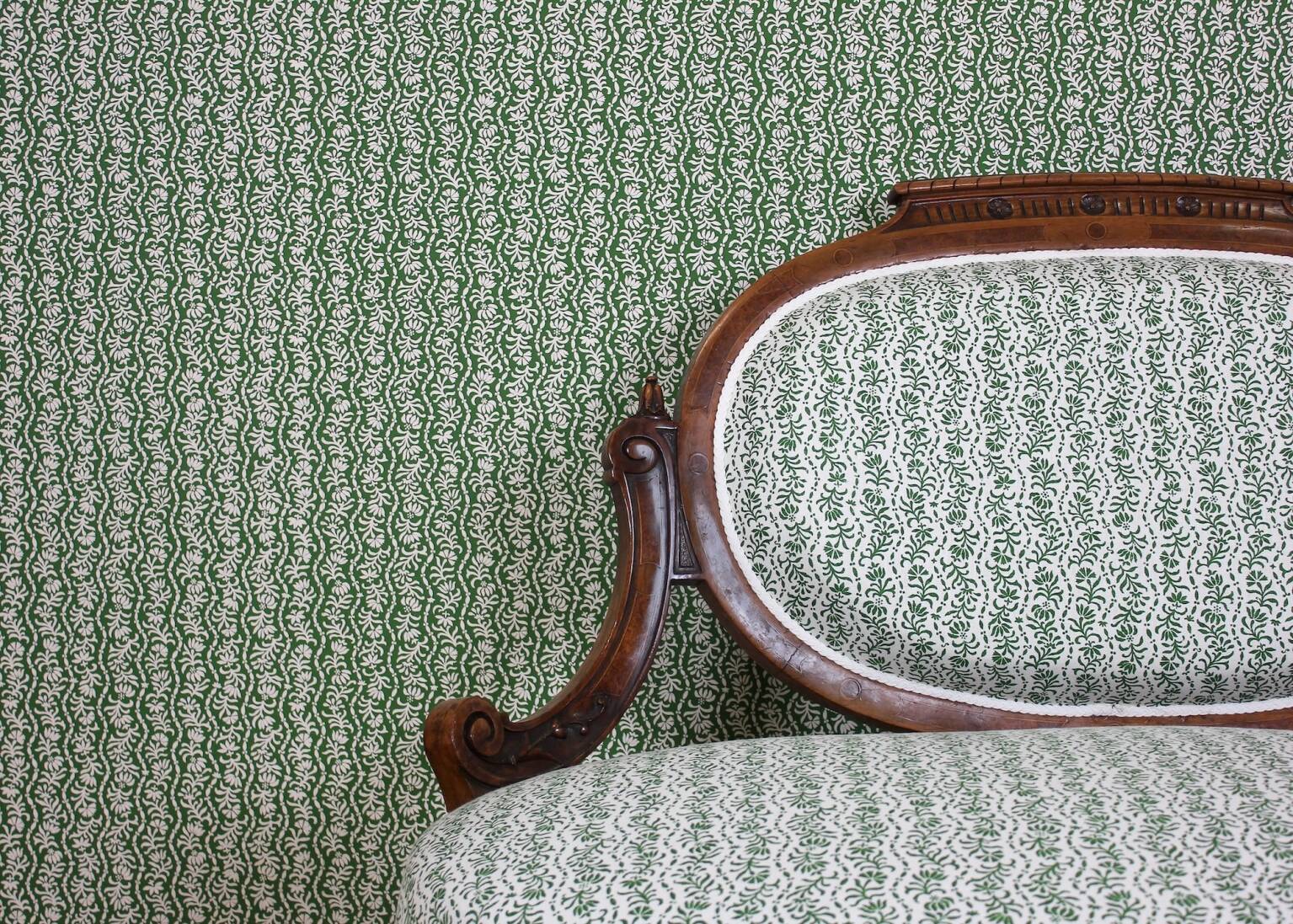 Ellen Merchant Botanical Wallpaper and Fabric
